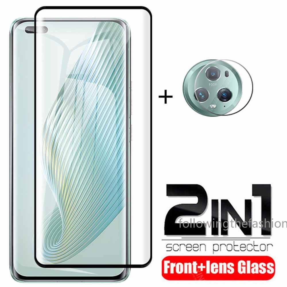 9D Curved Tempered Glass Case For Honor Magic5 Pro Screen Protector Honar Magic5 Magic 5 Pro ...