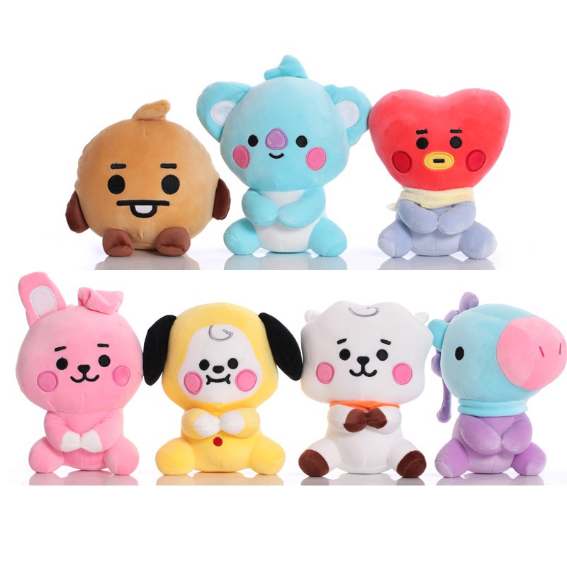 Kpop Bangtan Boys Baby Kawaii Stuffed Animals Plush Toy TATA COOKY ...
