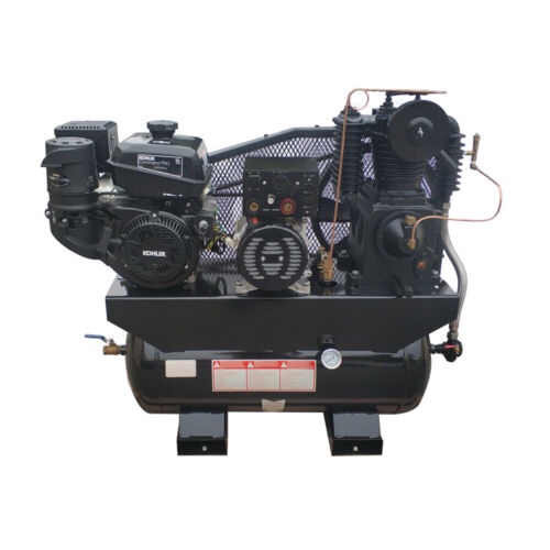 Air Compressor 15 HP 180 Psi 19 Cfm 30 Gal Two-Stage Gasoline Welder ...