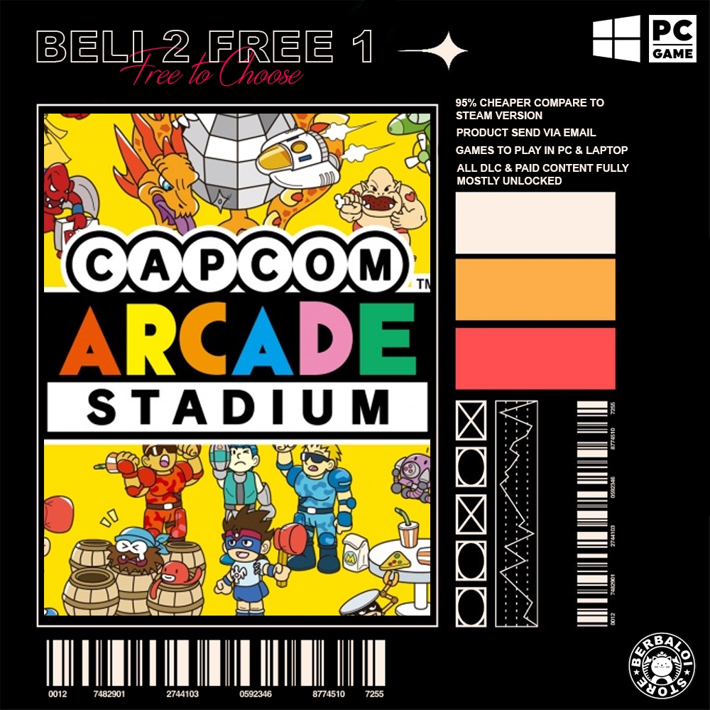 CAPCOM ARCADE STADIUM: PACKS 1, 2, AND 3 [PC GAME | PC DIGITAL DOWNLOAD ...