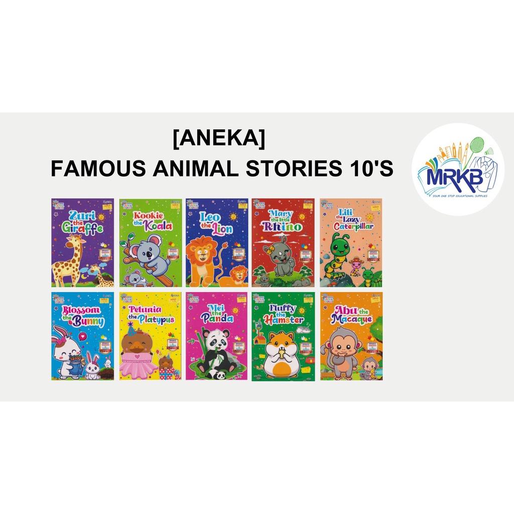 [ANEKA] FAMOUS ANIMAL STORIES 10'S | Shopee Malaysia