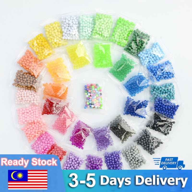 Water Fuse Beads Kit 6000 Beads Creative Refill Set Magic Water Sticky ...