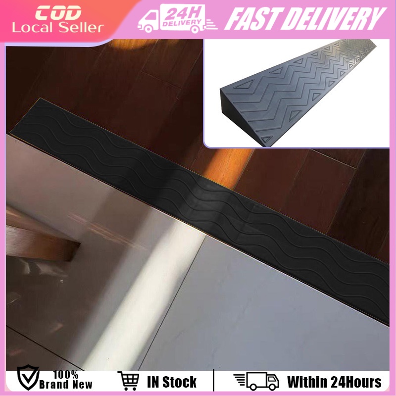 Height 2-6CM indoor ramp mat Step Curb Ramp PE Plastic Heavy Duty For ...