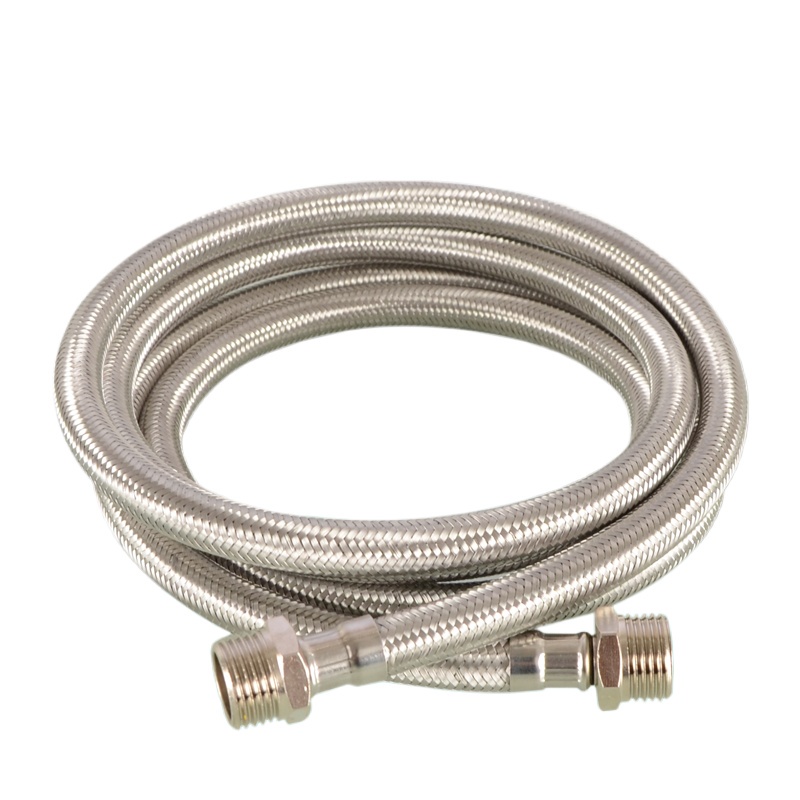 20mm Double Outer Wire Stainless Steel Braided Water Inlet Hose 1/2 ...