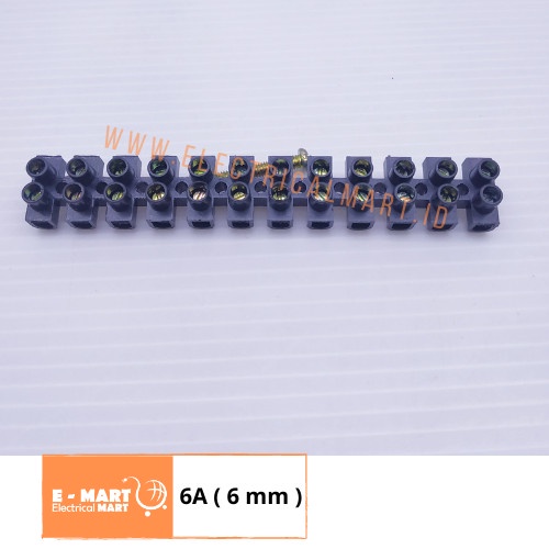 Black KRUSTIN Terminal 6mm Cable Connection Terminal/ (6A) | Shopee ...