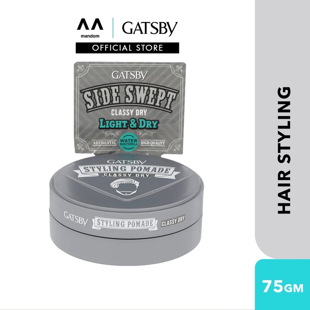 Gatsby Hair Styling Pomade Classy Urban Dry Retro Matte Supreme Hold ...