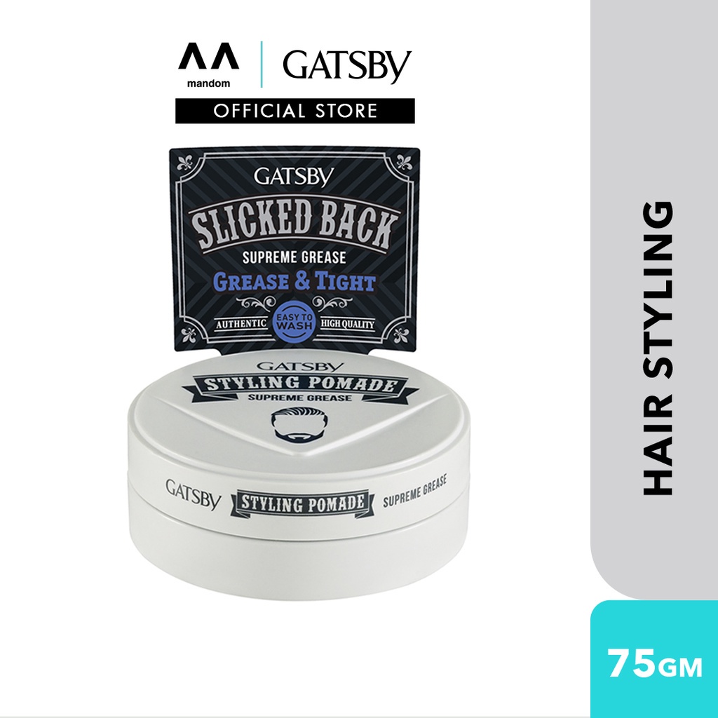Gatsby Hair Styling Pomade Classy Urban Dry Retro Matte Supreme Hold ...