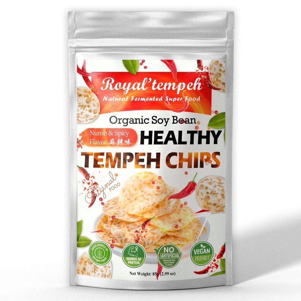 Healthy Tempeh Chips made with ORGANIC Soy Bean!! - by Royal' tempeh ...