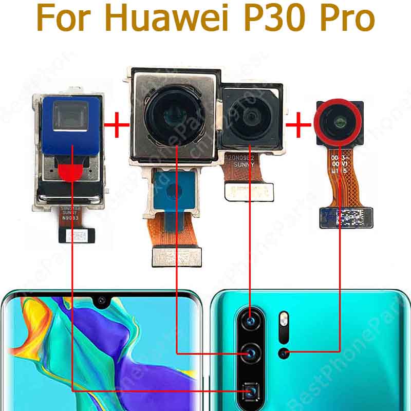 For Huawei P30 Pro Rear Camera Original Back Camera Module Backside View Replacement Repair ...