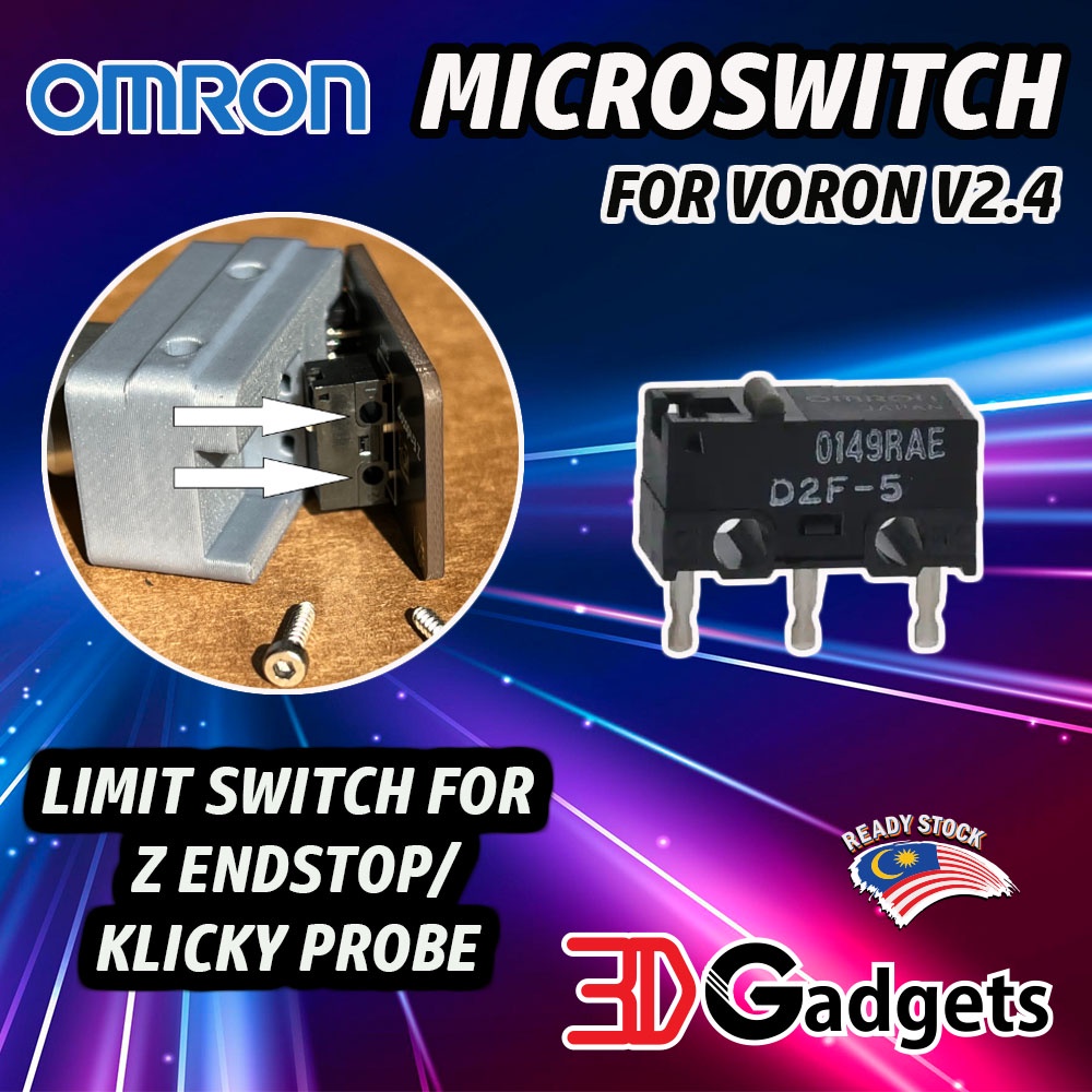 Omron Microswitch for Voron V2.4 3D Printer Klicky Probe | Z Axis Endstop | Shopee Malaysia