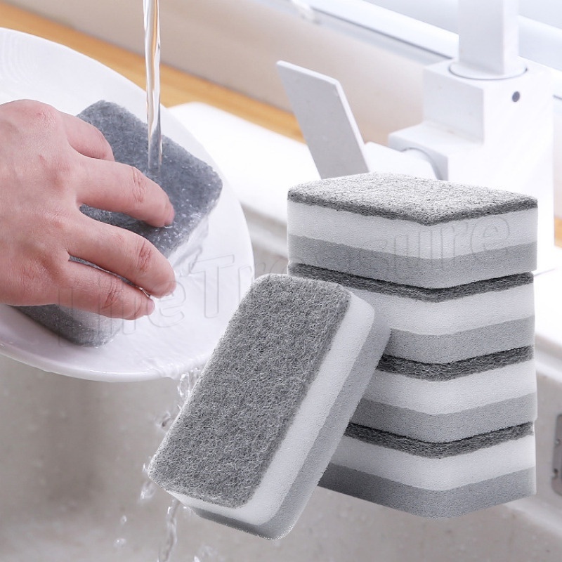 [ Featured ] Sink Wall Scouring Pad / Oil Stains Removal Wipe Rag ...