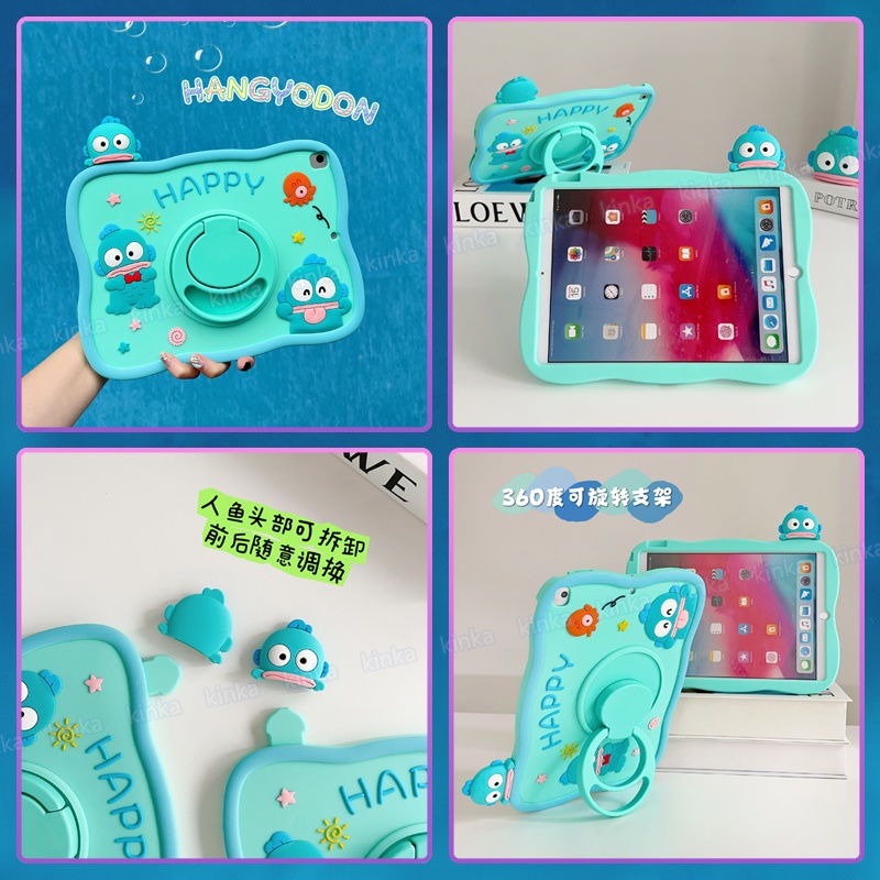 360 degree rotatable Stand Kids Safe Cute Cartoon Pikachu Frog pattern ...
