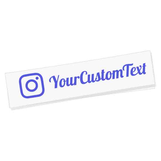 Instagram Sticker Name Premium Oracal Custom name Vinyl Sticker ...