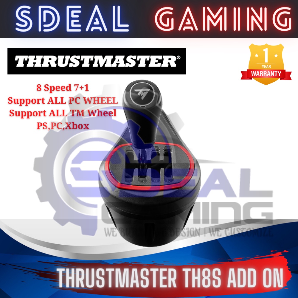 (MYl Warranty) THRUSMASTER TH8S SHIFTER ADD ON, PC SHIFTER / PS SHIFTER ...