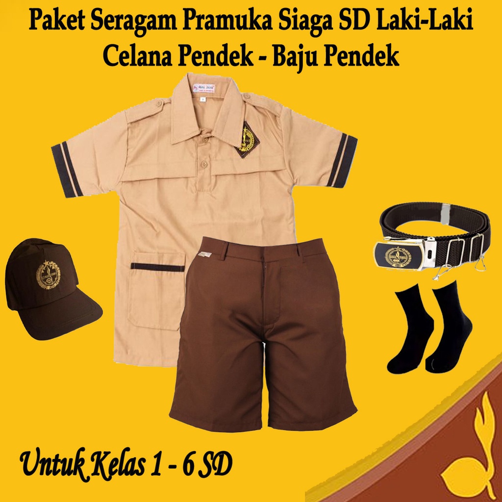 Boy Scout School Uniform Set Short Shirt List and Shorts Complete ...