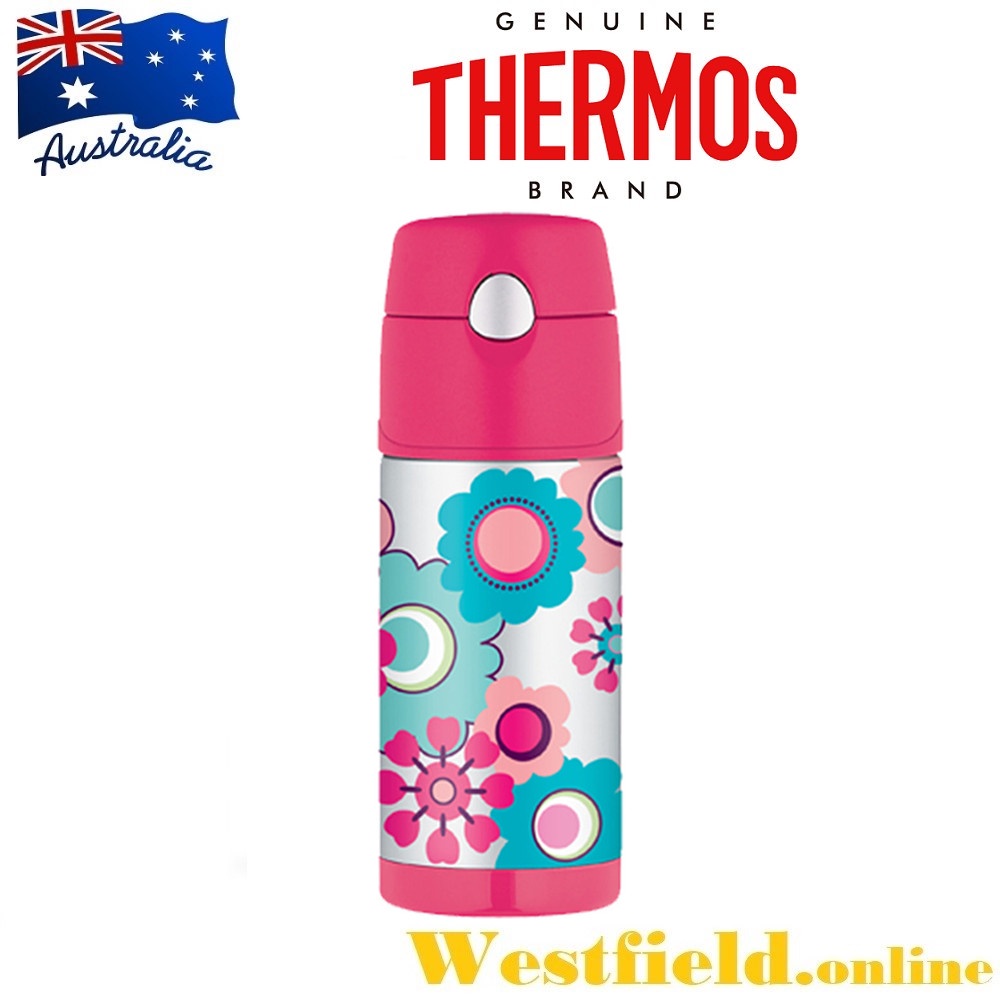 Thermos FUNtainer Vacuum Insulated Stainless Steel Drink Bottle ( Flower ) ( 355ml ) | Shopee ...