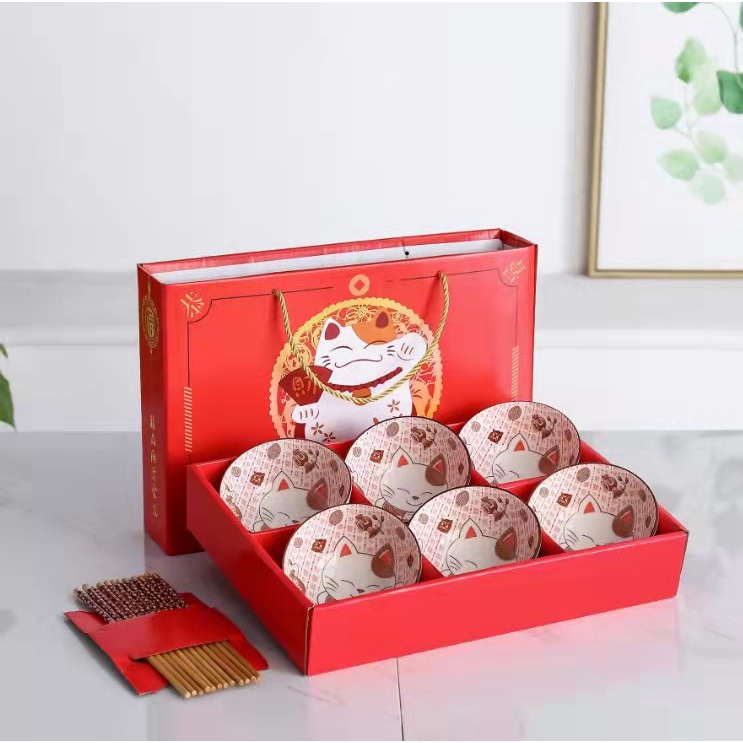 High quality gift sets dinnerware bowls and chopsticks dinnerware set ...