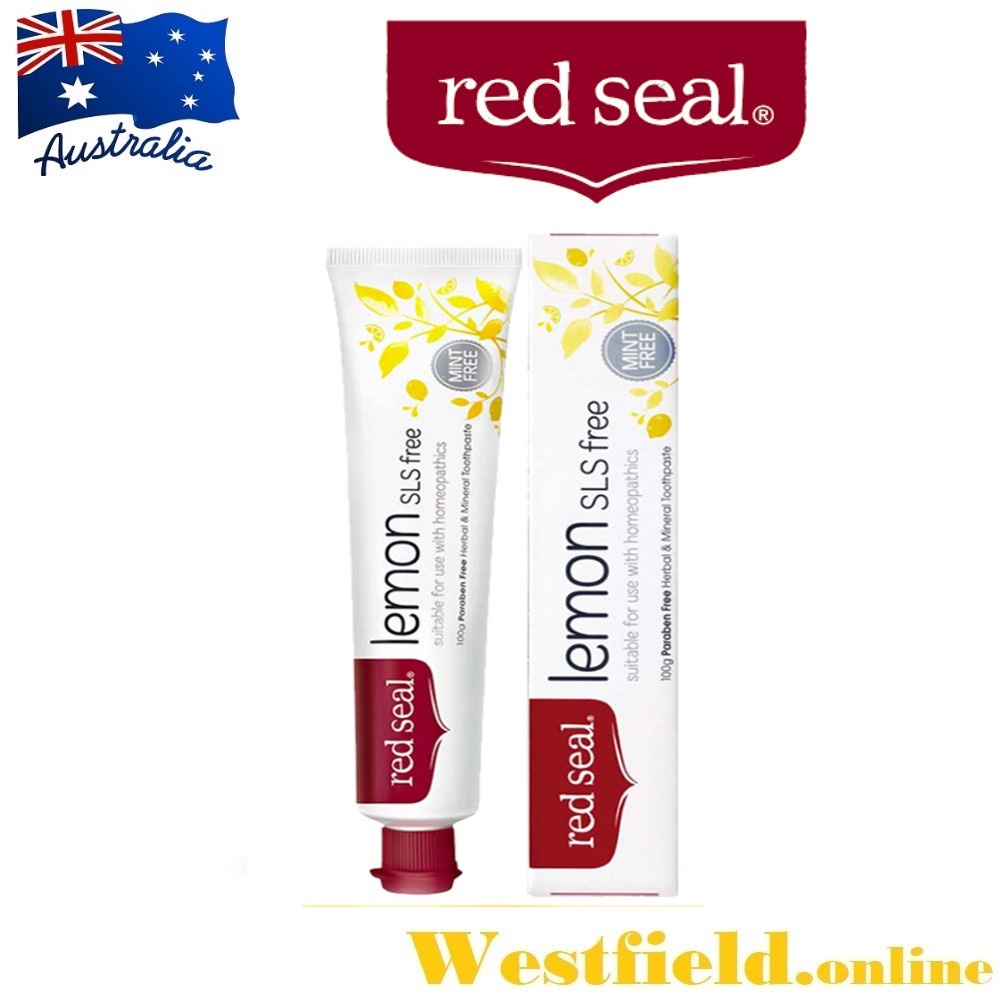 [NZ Import EXP 06/2026] Red Seal Lemon SLS Free Toothpaste ( 100g ...