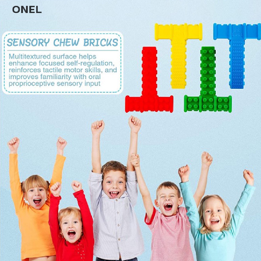 on Sensory Chew Tubes Toys for Autistic Children T Shape Oral Motor ...