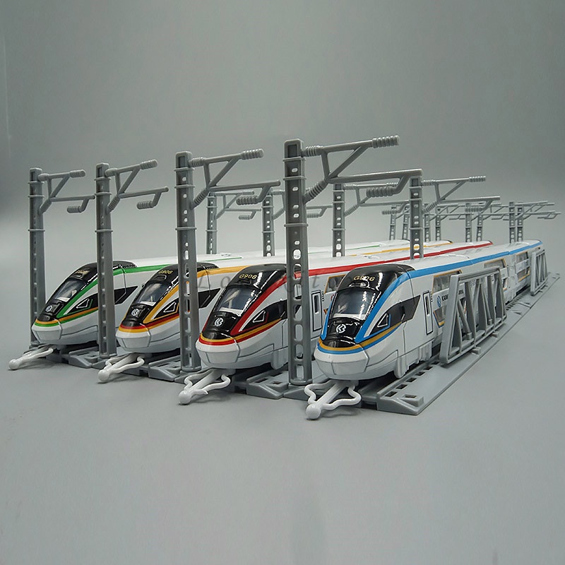 Ready Stock Diecast Model Toy Double Decker CRH High Speed Train With ...
