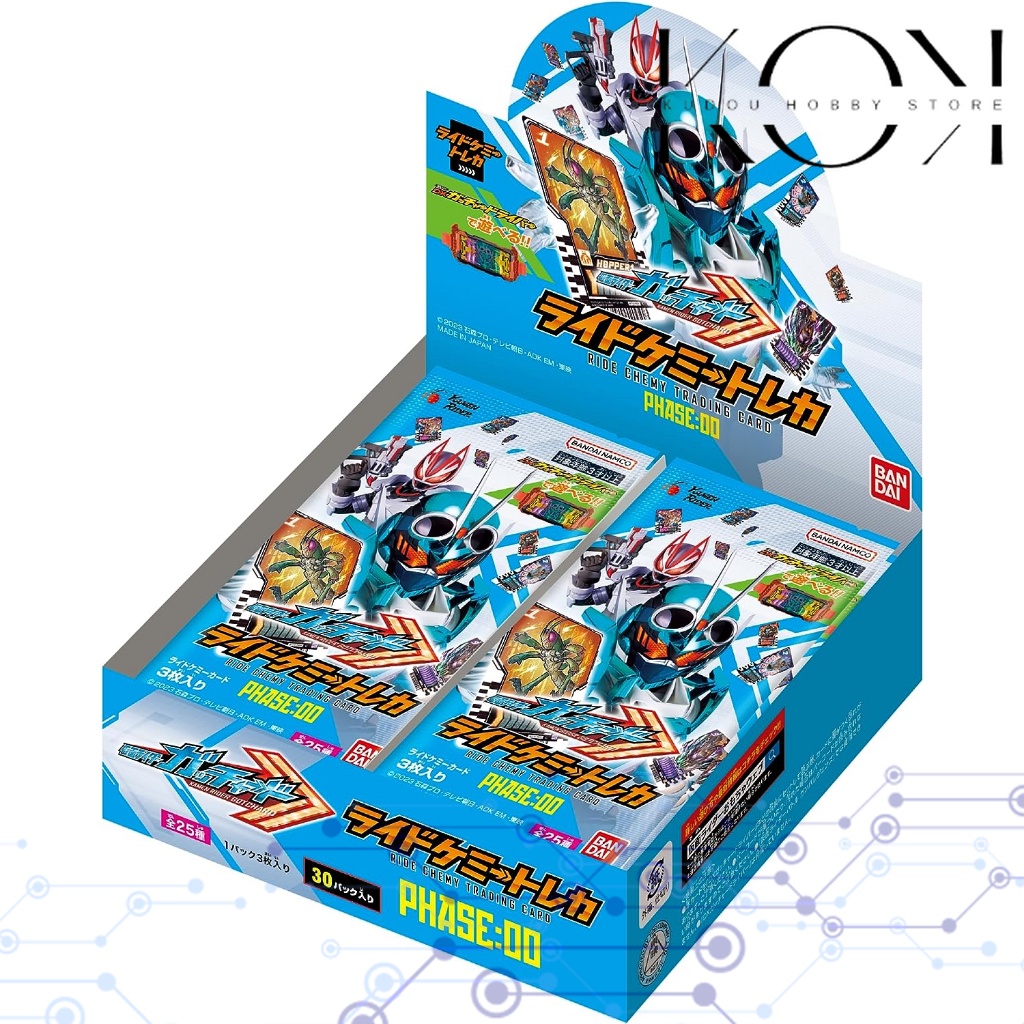 Bandai Kamen Rider Gotchard DX Ride Chemy Trading Card PHASE 00 假面骑士歌查德 ...
