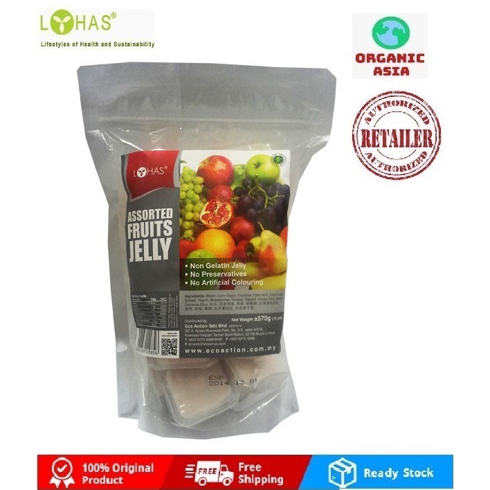 Lohas Assorted Fruits Jelly-15pcs (570g) | Shopee Malaysia