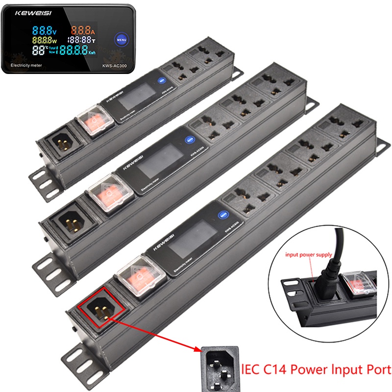 PDU power strip, cabinet, wall mounted desktop voltmeter, ammeter ...