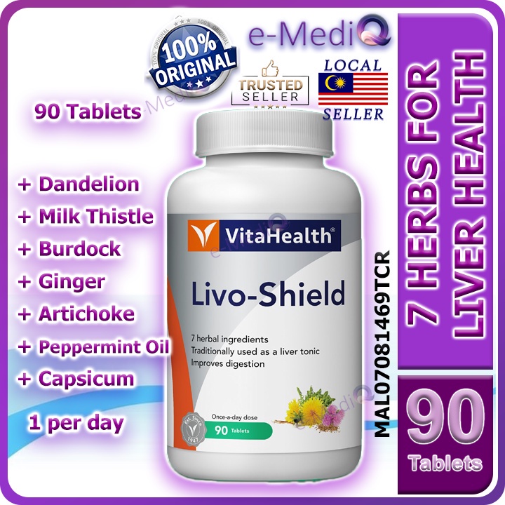 VitaHealth Livo-Shield 30's | 90's [Liver and Digestive Health LivoShield] (Exp: Jul/2025 ...