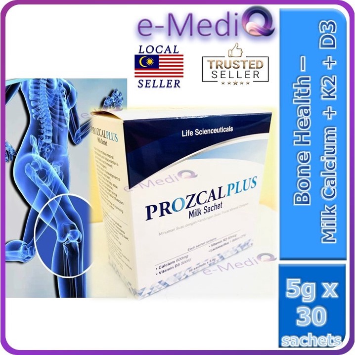 [CLEARANCE] PROZCAL PLUS Milk Sachet - Calcium + VIT K2 + D3 ...