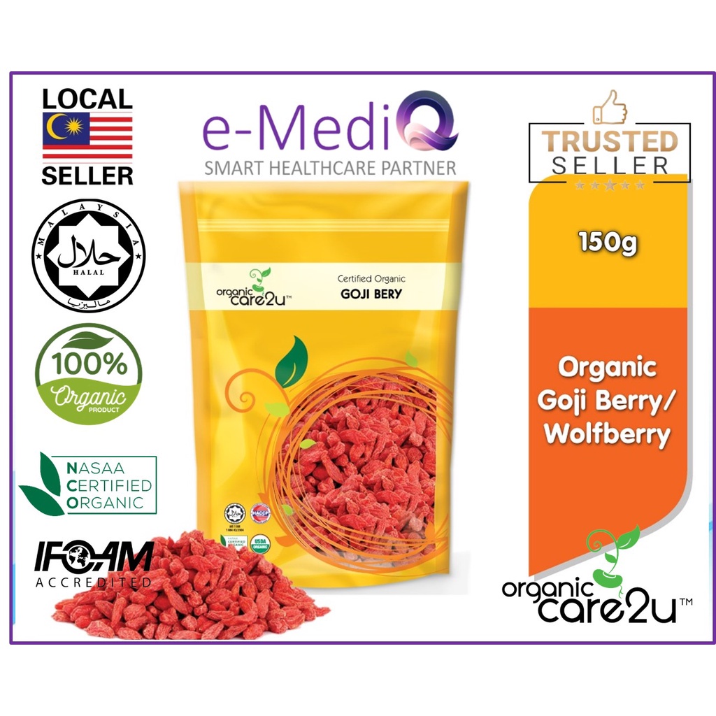 Care2u Goji Berry [Halal] / Wolfberry / Buah Goji Organic 150g (Exp ...