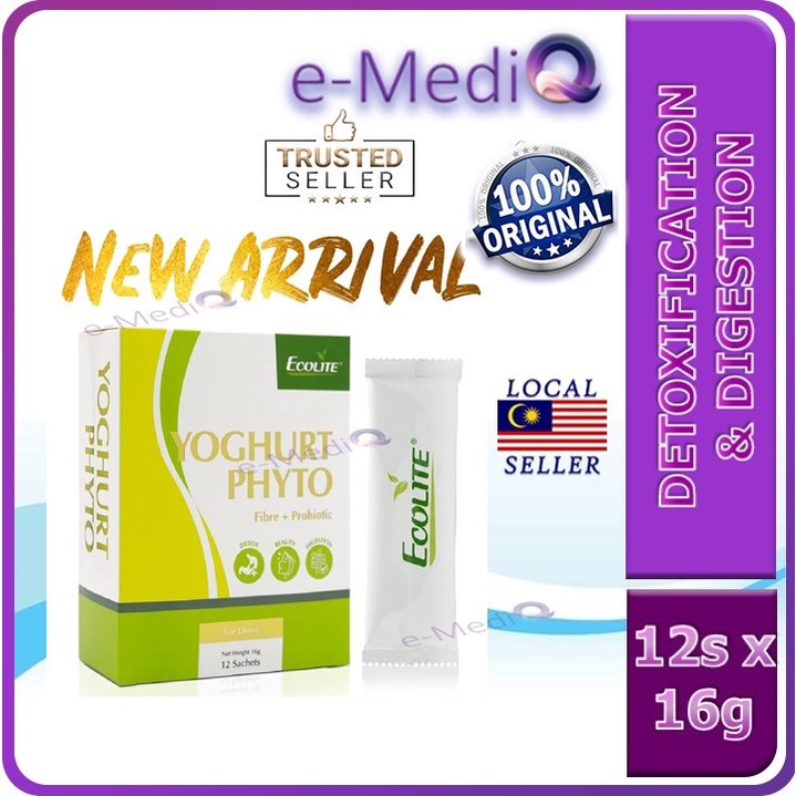 [SHORT EXPIRY] ECOLITE YOGHURT PHYTO - Fibre & Probiotic drink [Detox ...