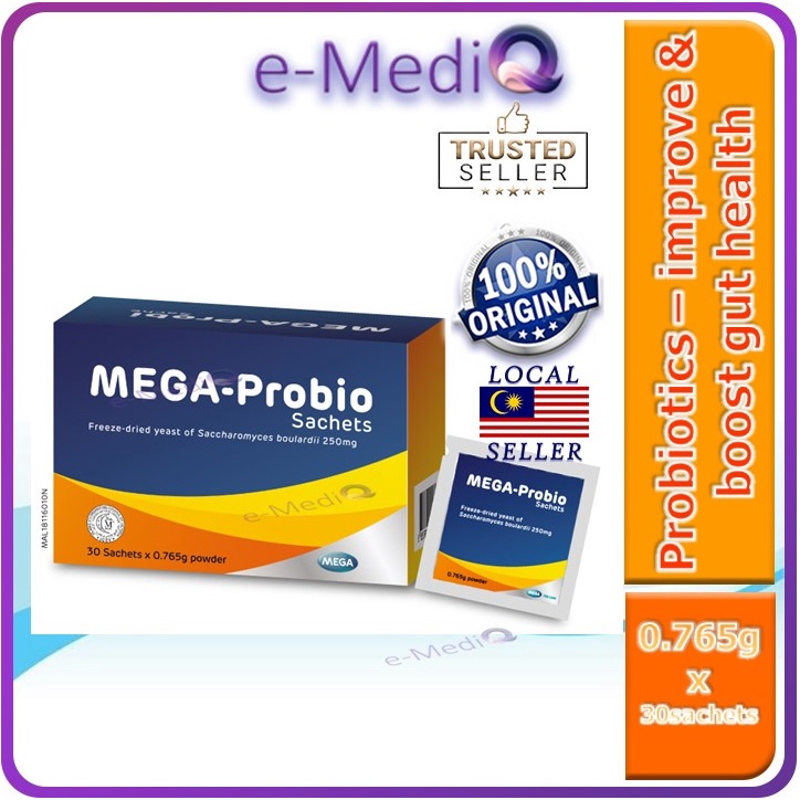 BIO-LIFE MEGA-PROBIO Probiotics [Biolife Gut Health] Powder 0.765g x 30 sachets (Exp: Mar-2023 ...