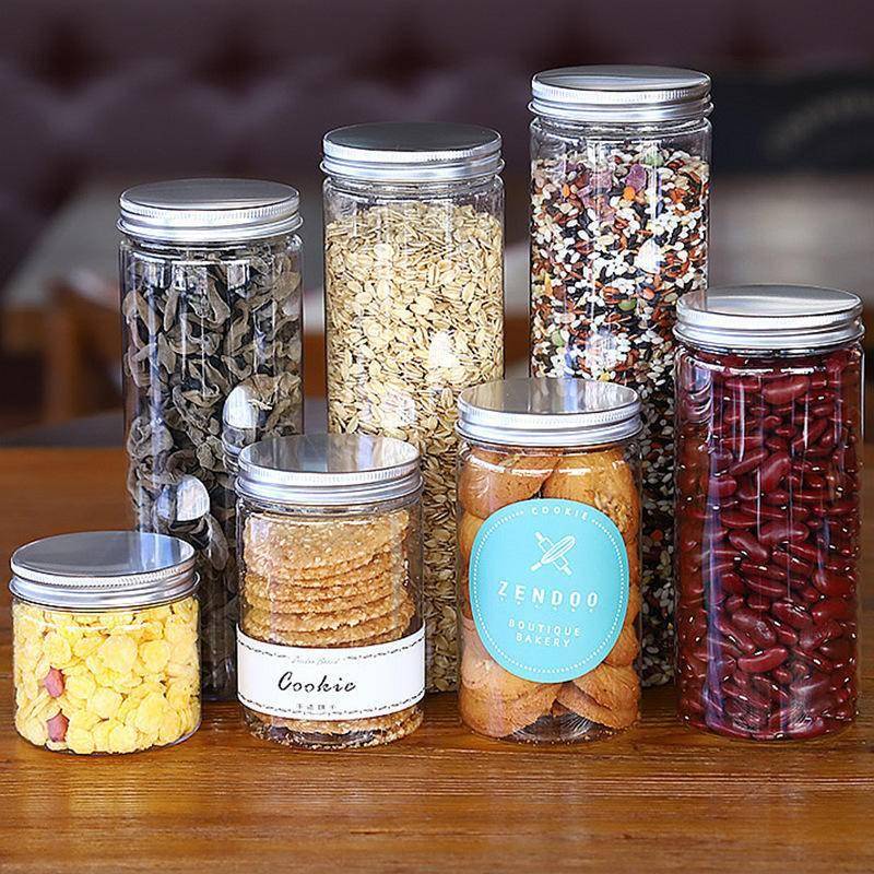 Maplebay balang plastik raya transparent plastic jar food container ...