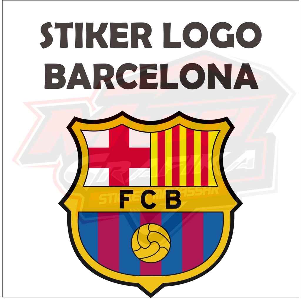 BARCELONA VISCA BARCA FCB multi-Sticker laptop LOGO Helmet Sticker ...