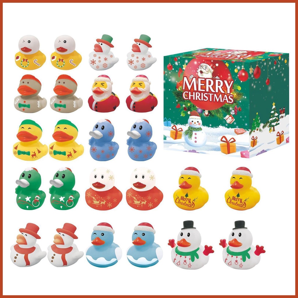 Christmas Rubber Duckies Soft Rubber Holiday Ducks Mini Ducky Rubber ...