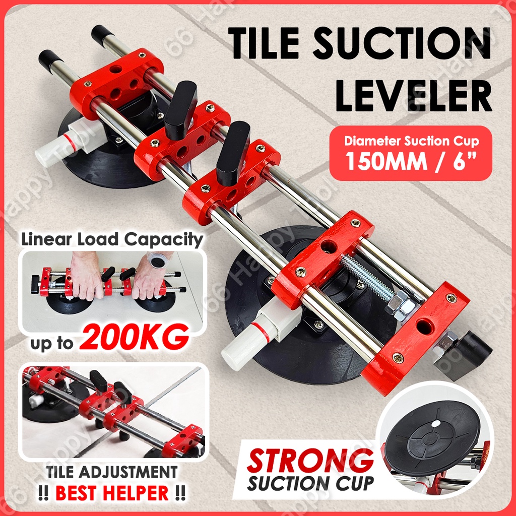 Tile Double Suction Leveler Air Pump 6" 150mm Industrial Gap Remover ...