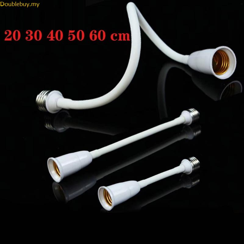 Doublebuy Flexible Light Bulb Lamp Socket Adapter Extender Bulb Socket ...
