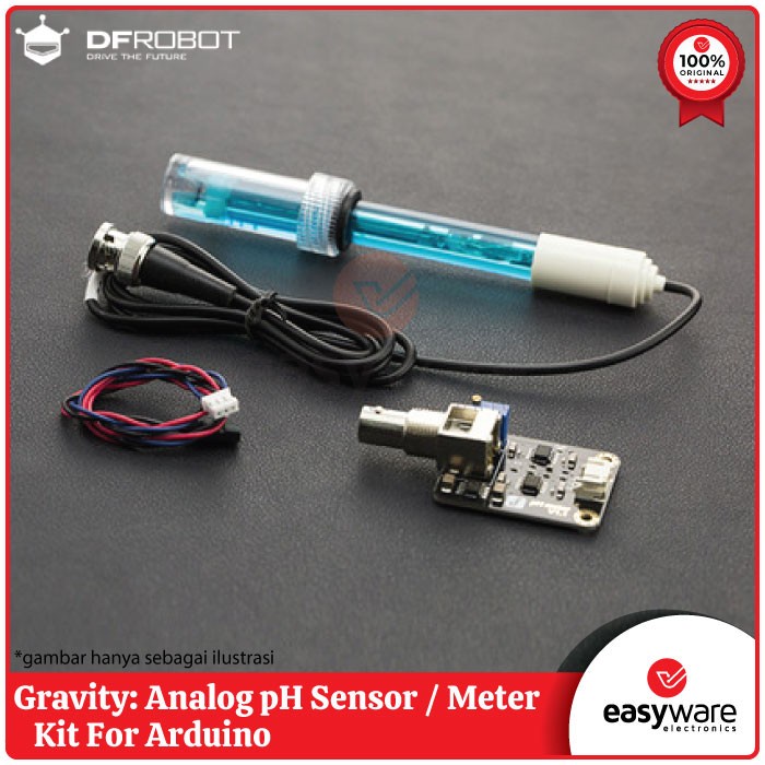 Dfrobot GRAVITY ANALOG PH SENSOR METER KIT FOR ARDUINO -LT11 | Shopee Malaysia