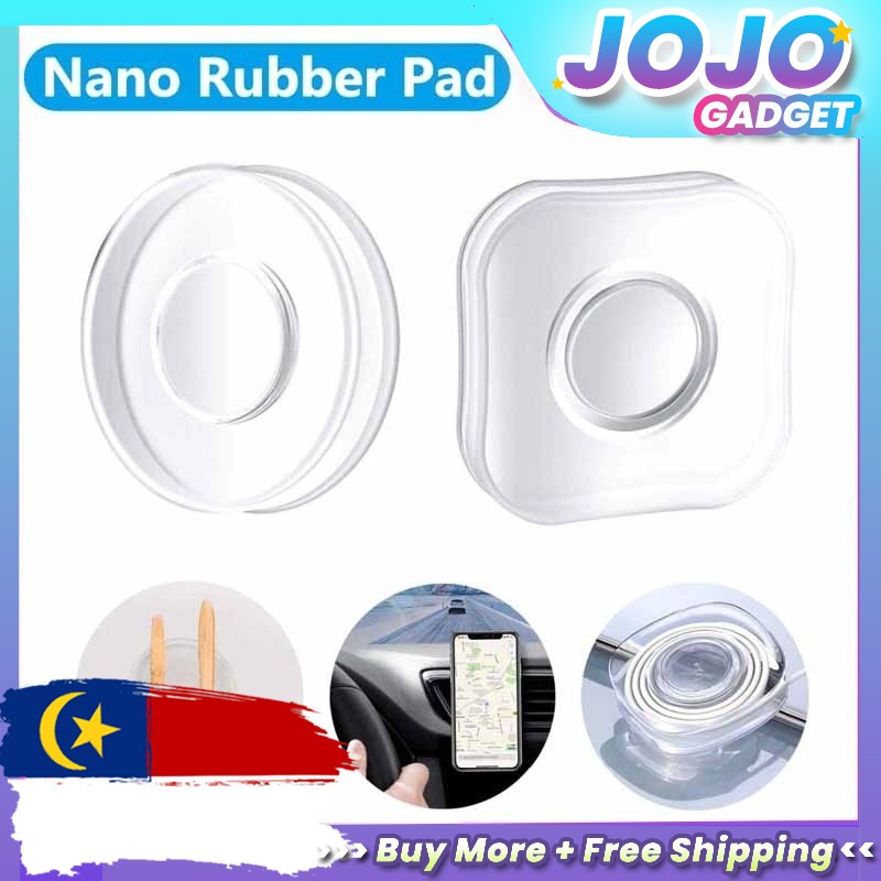 Magic Nano Rubber Gel Pad Universal Phone Holder Stand NanoPaste Rubber ...