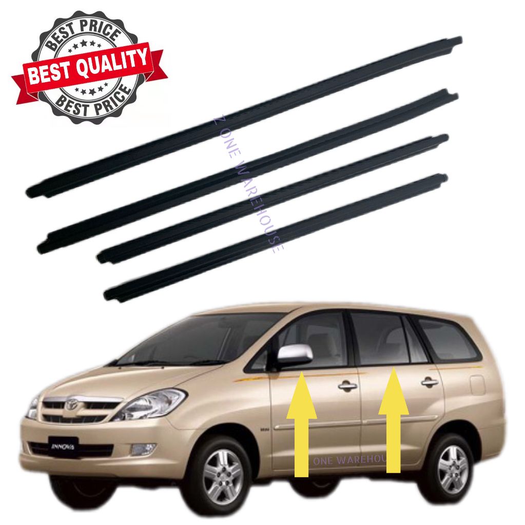 TOYOTA INNOVA 2005 - 2015 DOOR OUTER MOULDING / DOOR RUBBER / GETAH ...