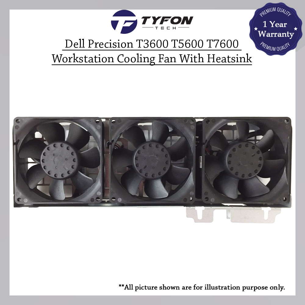 Dell Precision T3600 T3610 T5600 T5610 T5810 T7600 Workstation Cooling ...
