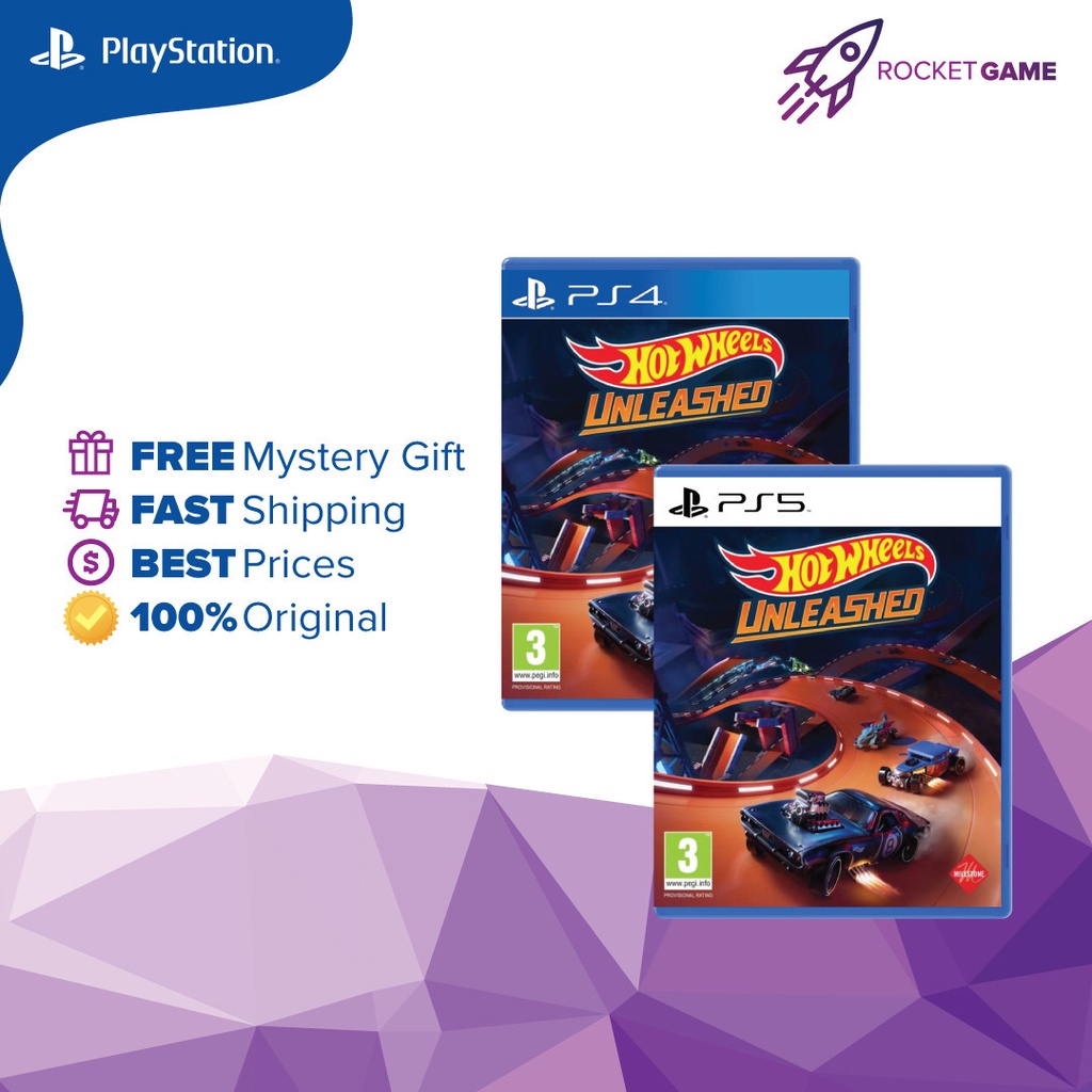 (PS4/PS5) Hot Wheels Unleashed (ENG/CHN) *Original Brand New & Sealed ...