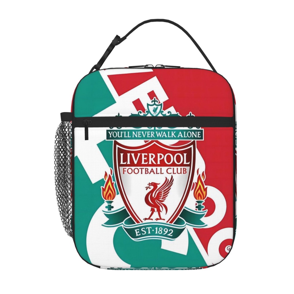 Liverpool Insulated Lunch Bag Portable Lunch Handbag Student Lunch Bag ...