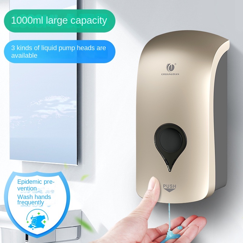 Chuangdian 1,000ml Manual Soap Dispenser Liquid Soap Dispenser Wall ...