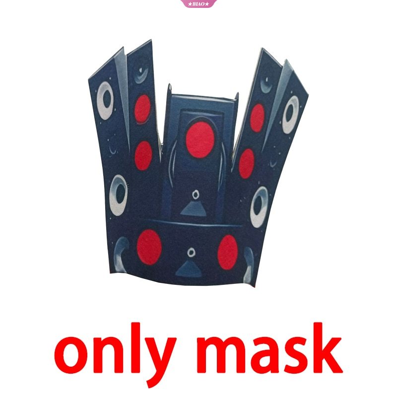 Skibidi Toilet Cosplay Mask Game Speaker Man Tv Man Camcorderman ...
