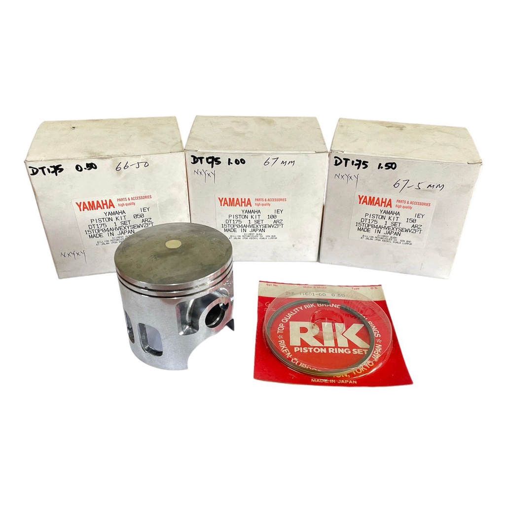 Original Yamaha DT175E DT 175 Piston Piston Motorcycle Motosikal Racing ...
