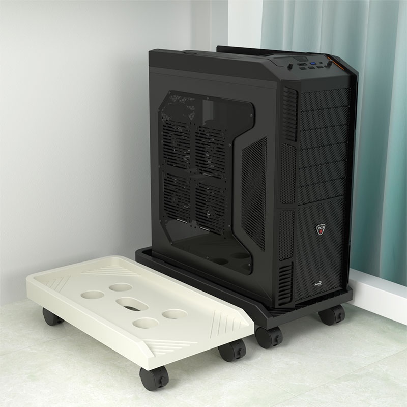 Computer Case Holder 360° Rotating CPU Stand PC Tower with wheels ...