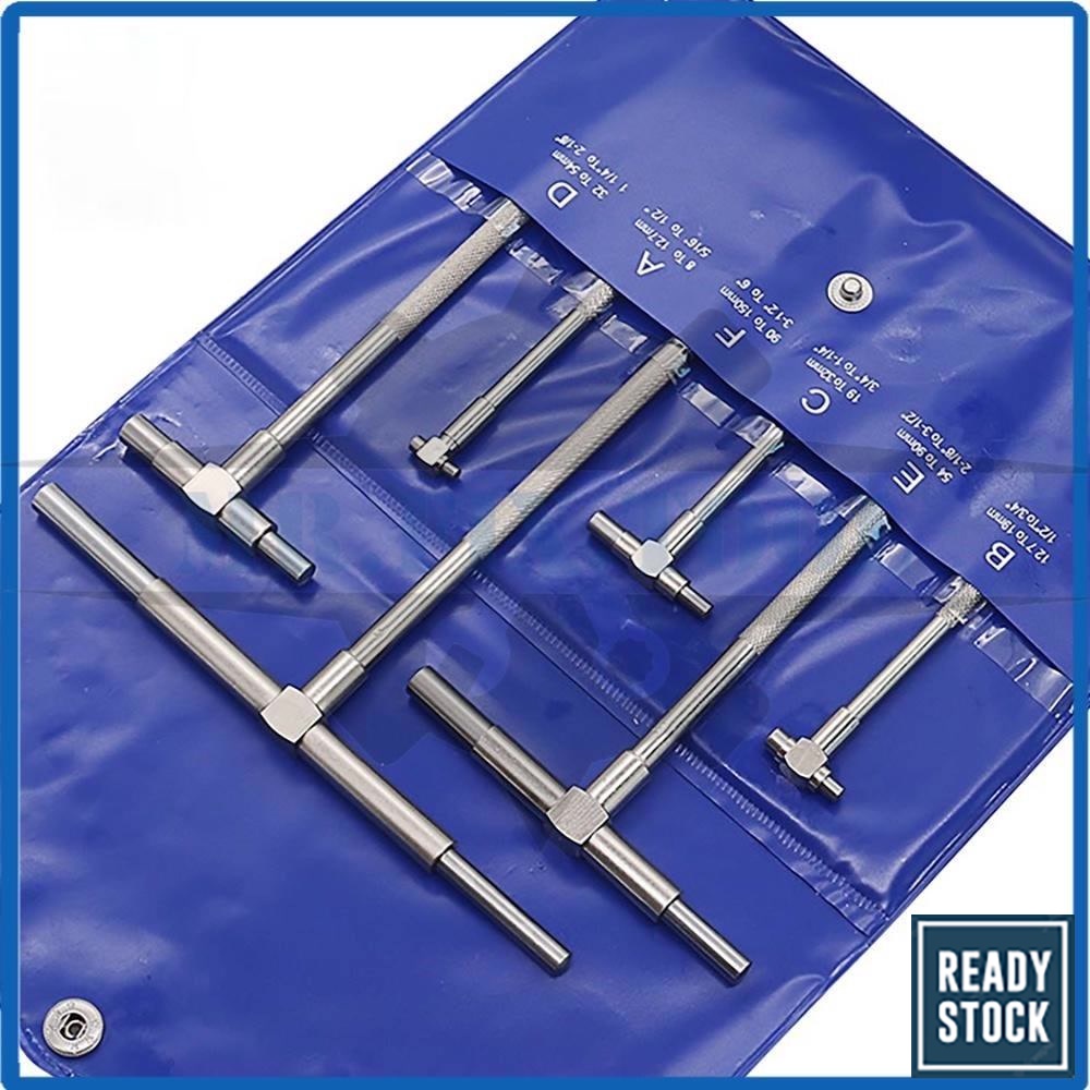 6pcs Telescopic Bore Gauge Set 8-150mm Engine Cylinder Block Bore ...