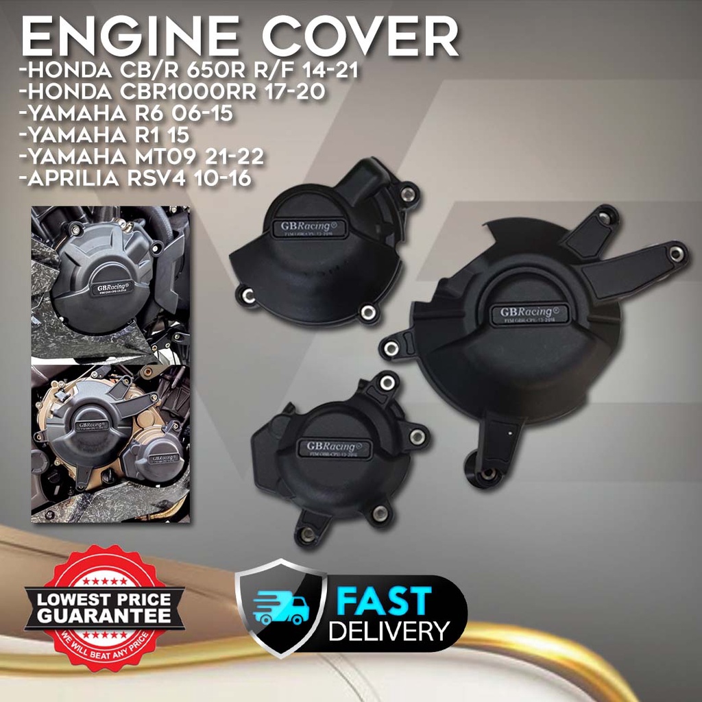 GB Racing Engine Cover CB650R CB650F CBR650F CBR650R CBR1000RR MT09 R6 ...