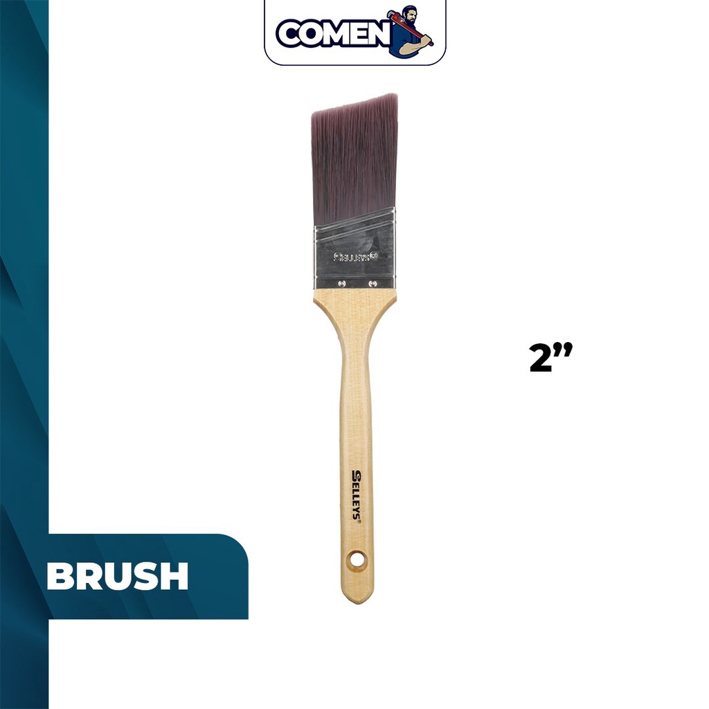 SELLEYS All Purpose Edger (2 Inch) Synthetic Filament Art Paint Brush ...